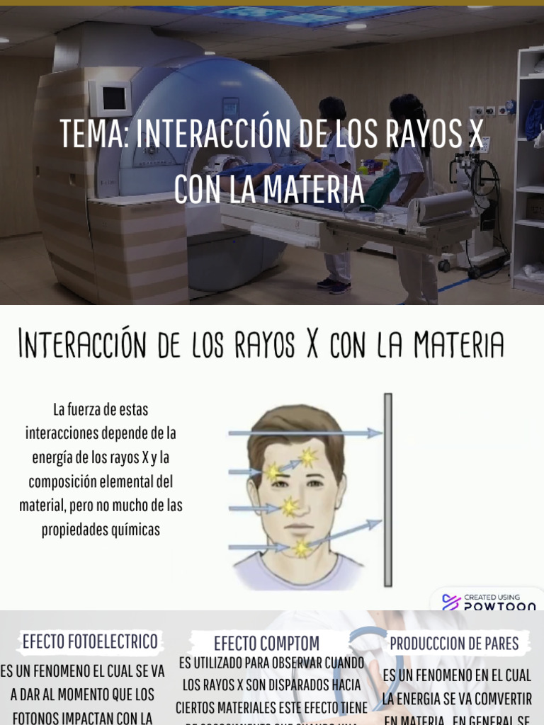 Interaccion de Los Rayos X | PDF | Rayo X | Electrón