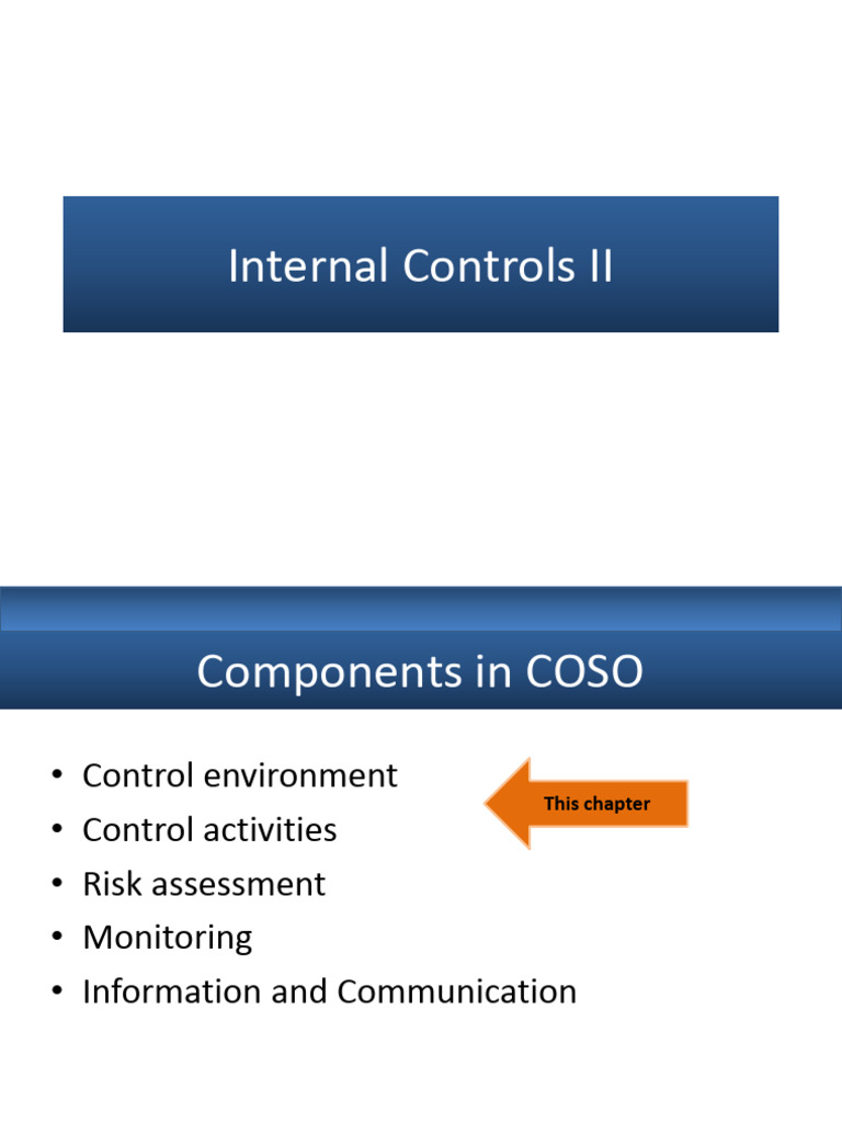 Internal Control2 | PDF | Internal Control | Systems Engineering