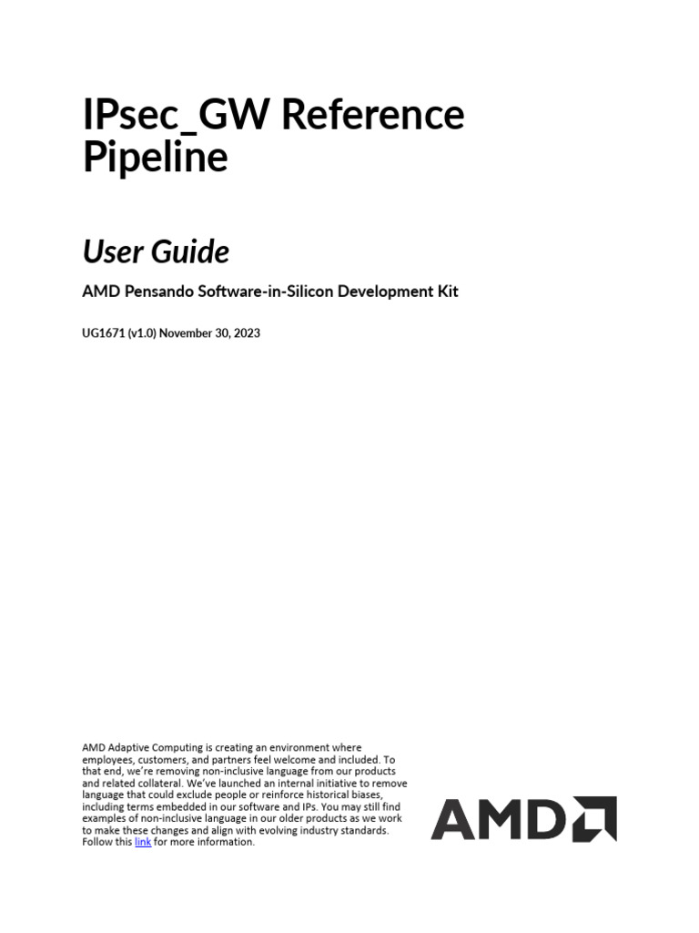 Pensando SSDK Ipsec GW User Guide | PDF | Computer Science | Communications Protocols