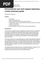 Health and Social Care Standards | PDF