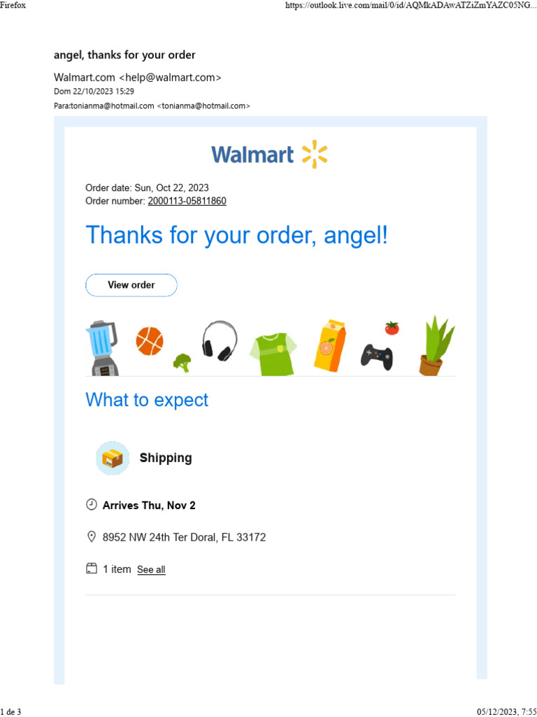 Orden de Compra Walmart | PDF | Service Industries