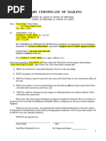 Notice of Fault Template | PDF