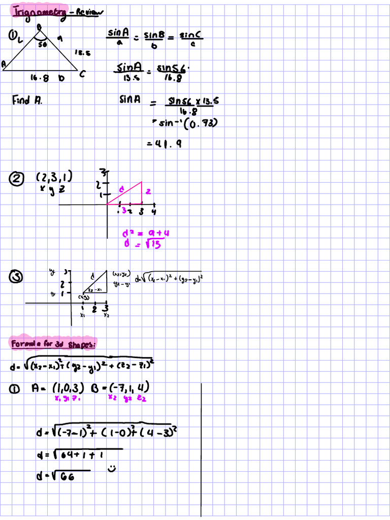 Kami Export - Trig Reviews | PDF