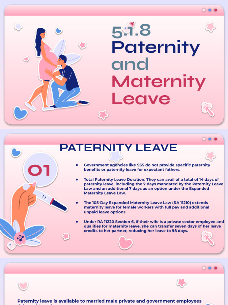 Updated Paternity and Maternity Leave W - Exercise | PDF | Parental ...