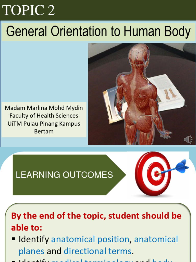 Chapter 2 General Orientation To Human Body and Basic Anatomical ...