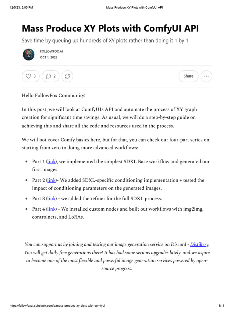 Automate XY Plots with ComfyUI | PDF | Parameter (Computer Programming) | Computer File