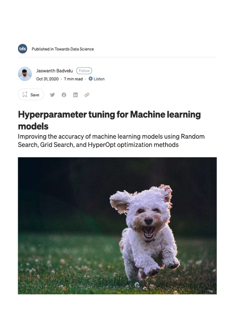 Hyperparameter Tuning | PDF Hyperparameter Tuning | PDF
