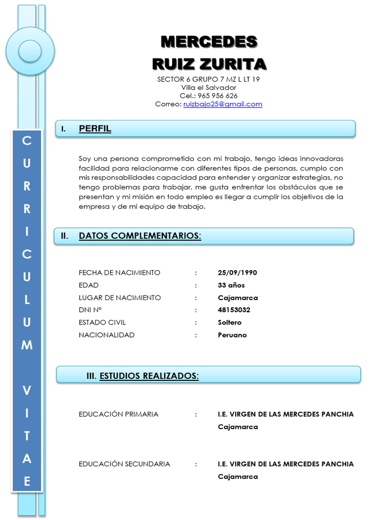 CV Mercedes | PDF | Economias | Business