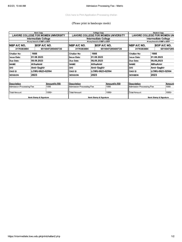 Lcwu Pdf