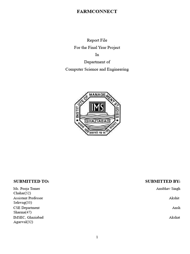 Farmconnect Report | PDF | E Commerce | Usability