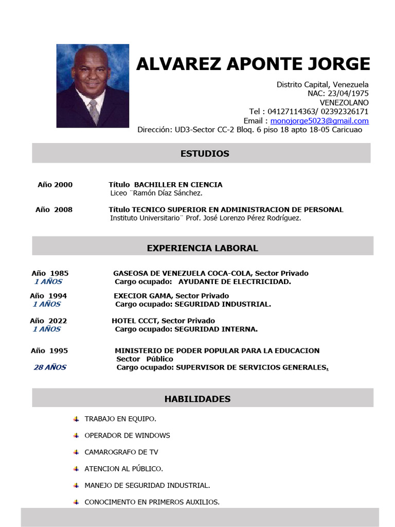 Curriculum Vitae JORGE 2023 2 | PDF