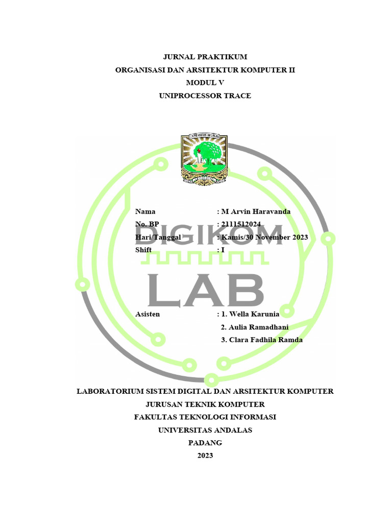 Jurnal Modul3 Shift I IkhwanulArif 2111512018 | PDF