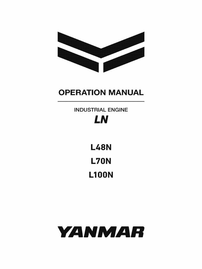 Yanmar l48n-l75n-l100n - Industrial Engine LN - GB | PDF