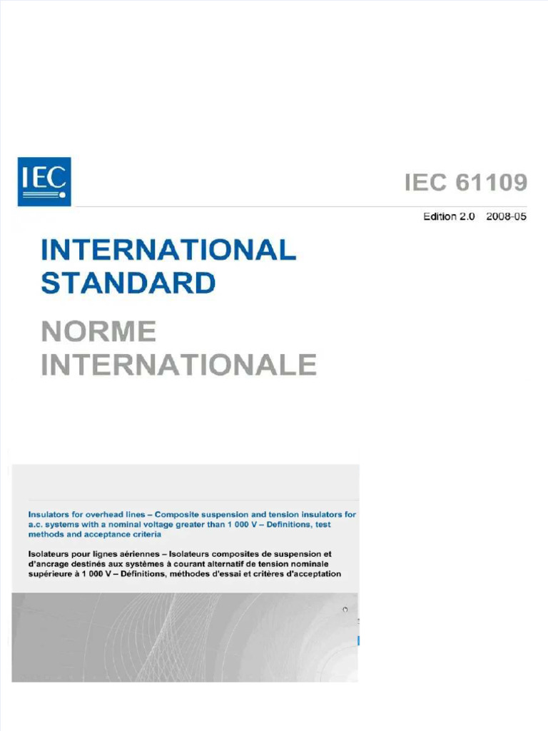 PDF Iec 61109 2008 05 Rev02 - Compress | PDF