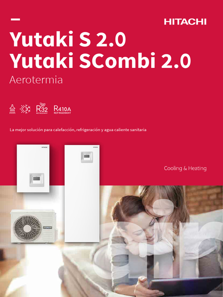Folleto Yutaki S 2.0 y S Combi 2 | PDF | Cantidades fisicas | Termodinámica