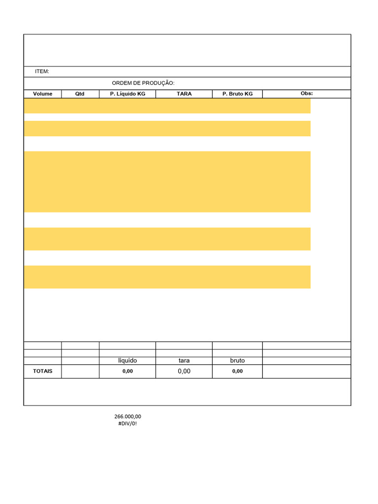 Controle de Paletes | PDF