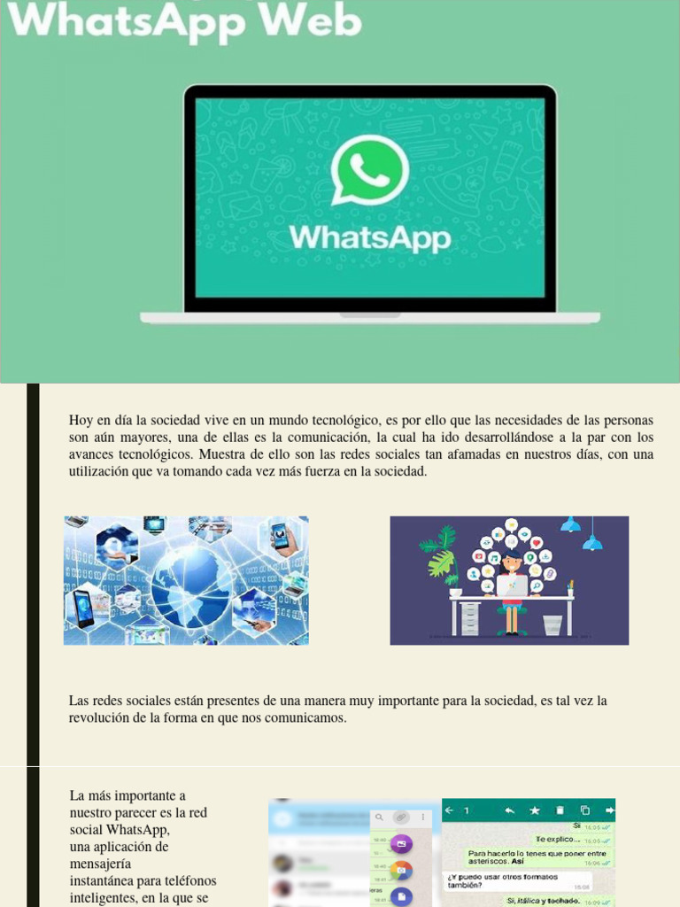 WhatsApp Web | PDF | Aplicación movil | Informática