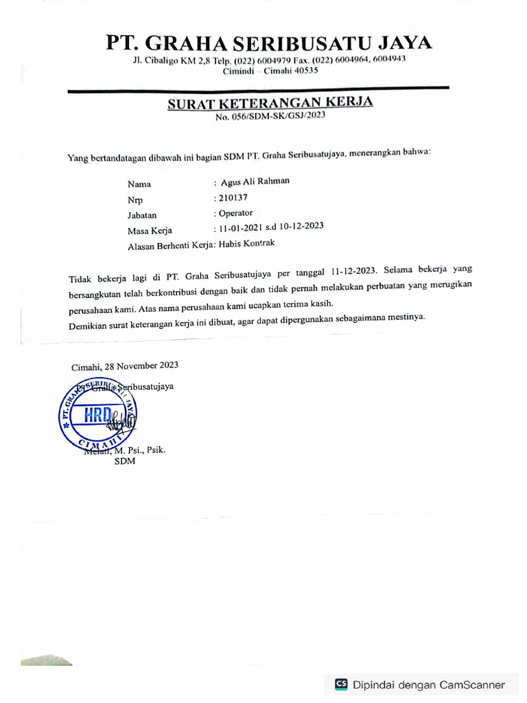 Paklaring | PDF