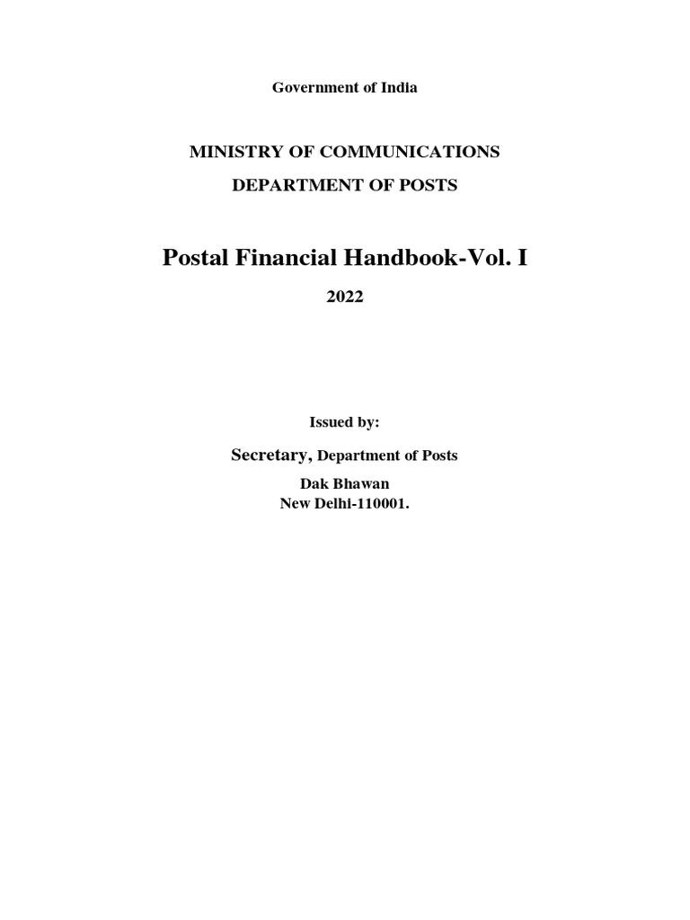 FHB Volume I | PDF | Cheque | Payments