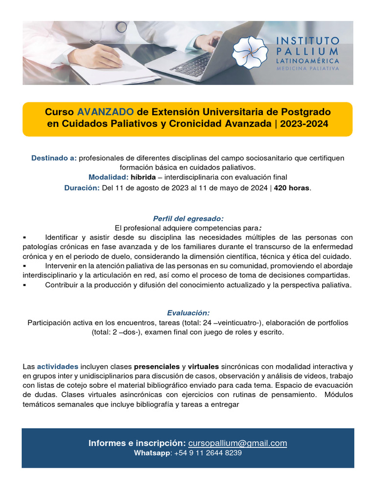 Curso Postgrado Avanzado Info 2023 | PDF | Aprendizaje