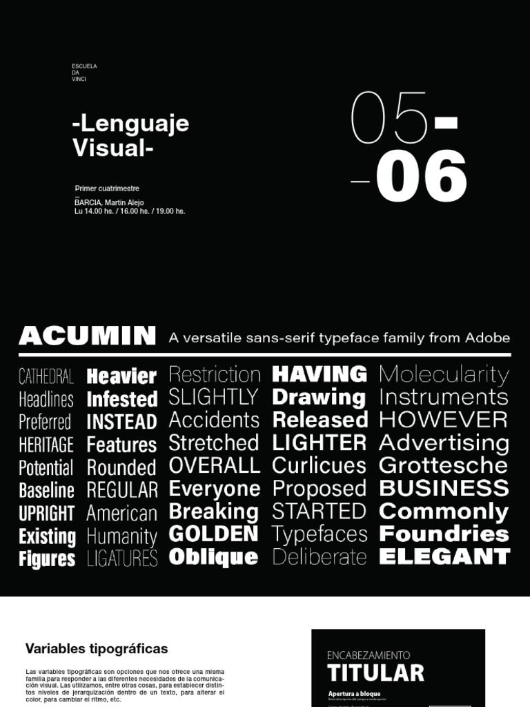 Variables Tipográficas | PDF | Tipografía | Impresión