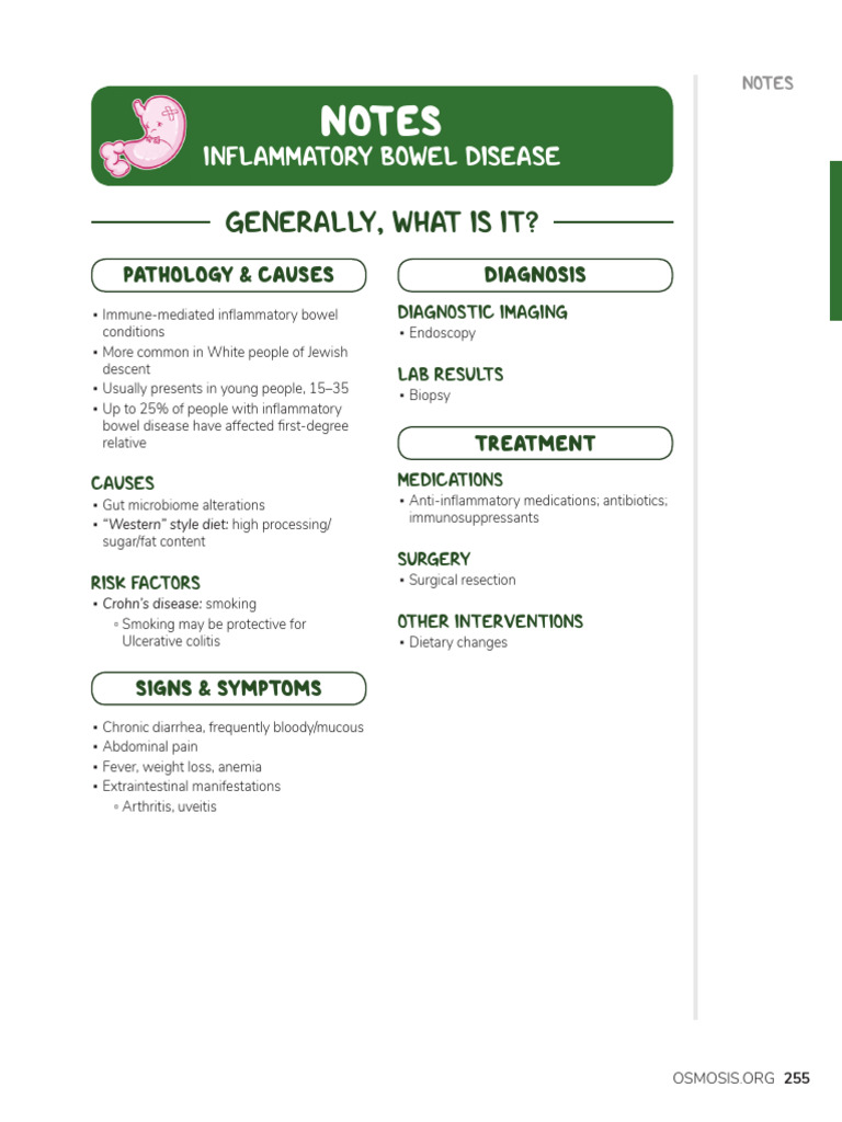 Inflammatory Bowel Disease | PDF | Ulcerative Colitis | Crohn's Disease