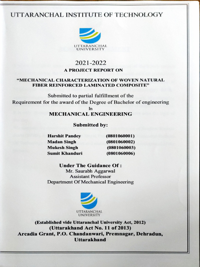 Mini Project Report... Format | PDF