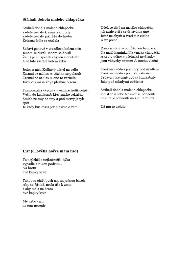 Kainar - Básně | PDF