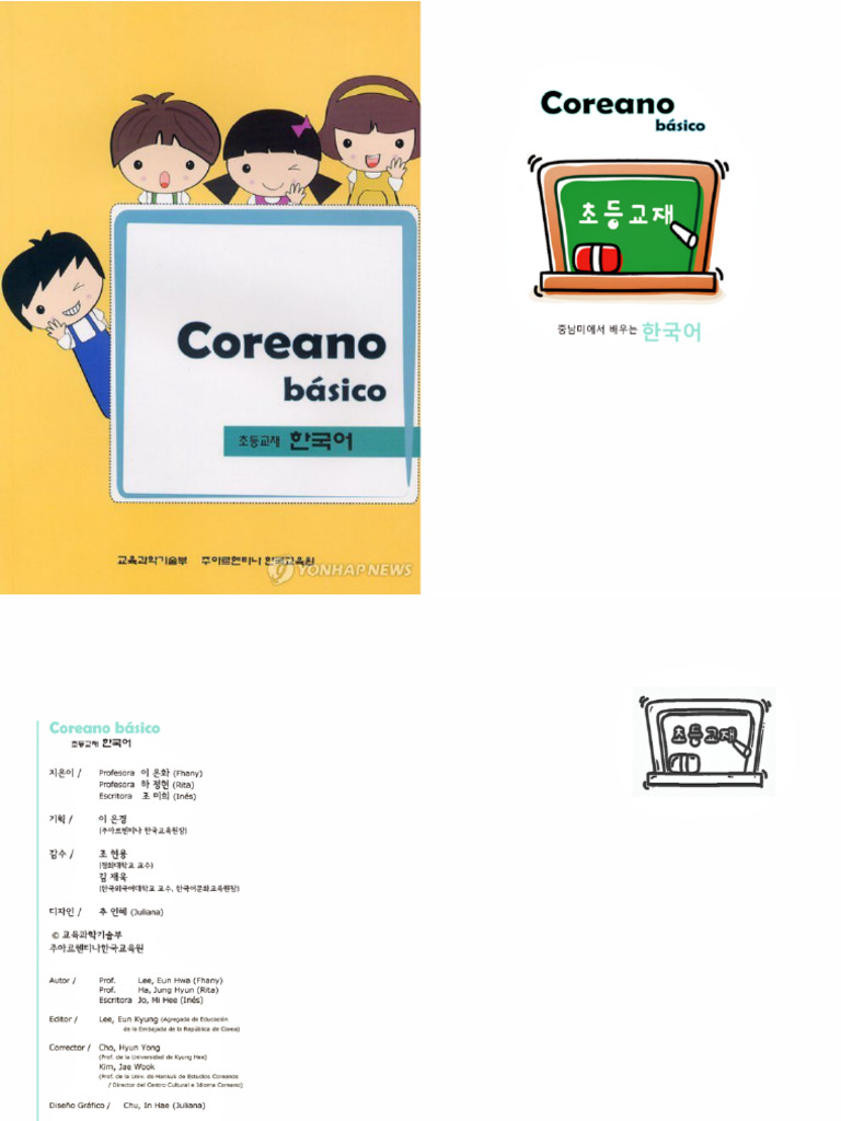 Coreano Básico Autor Mi Hee Jo, Eun Hwa Lee y Jung Hyun Ha-1 | PDF