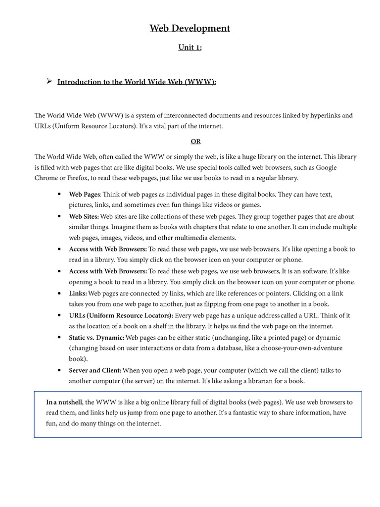 Web Development | PDF