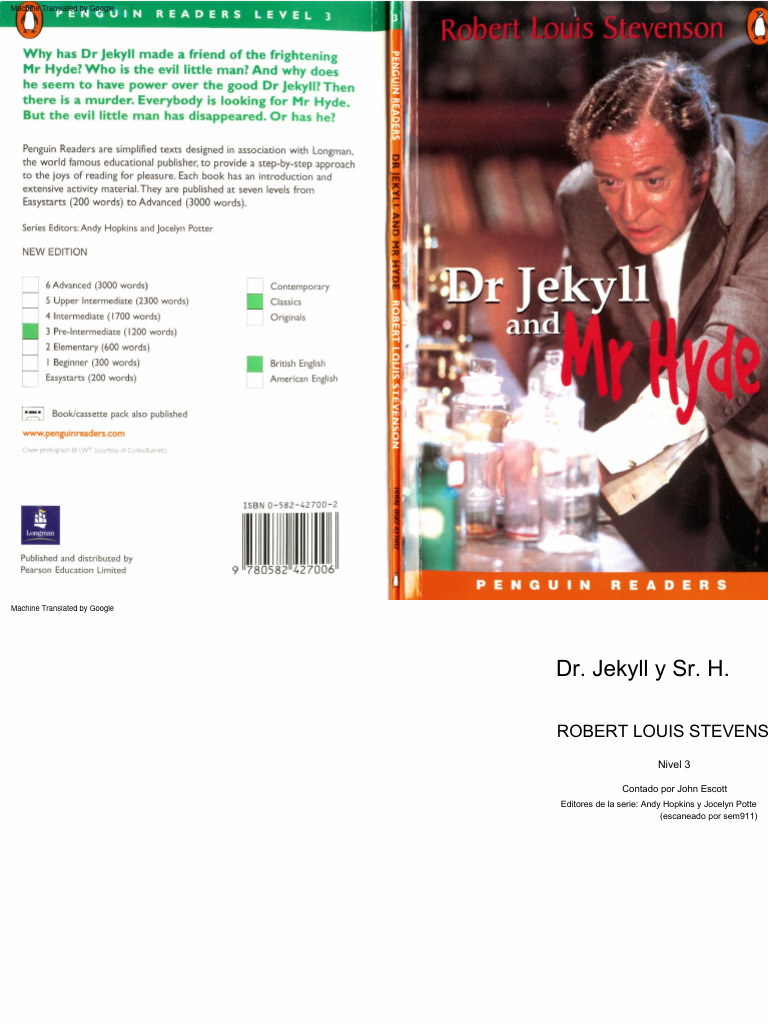 DR Jekyll and MR Hyde | PDF | Extraño caso del Dr. Jekyll y el Sr. Hyde ...