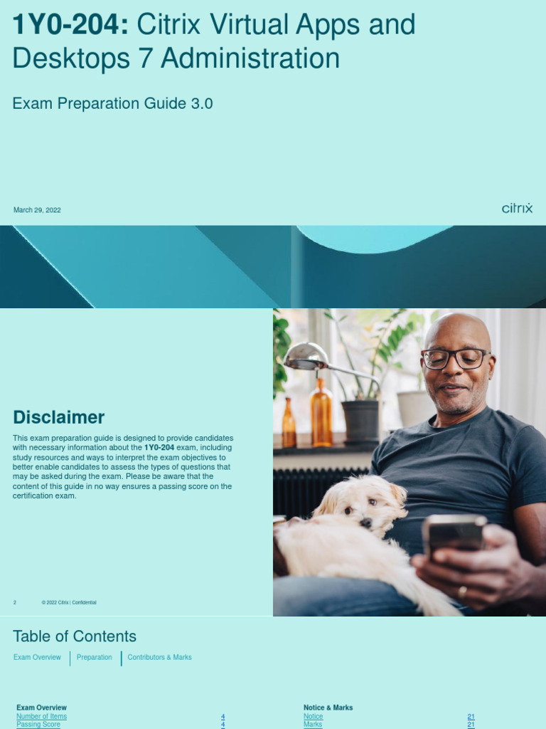 1Y0-204 Exam Preparation Guide v06 | Download Free PDF | Citrix Systems | Cloud Computing