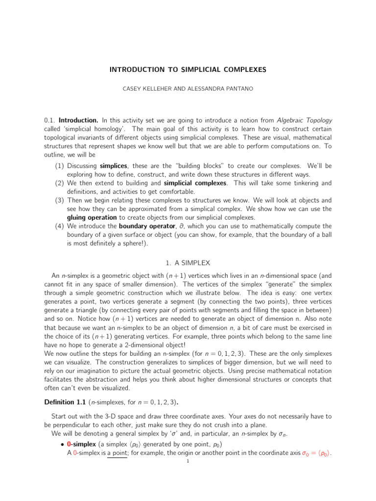 MC Simplex | PDF | Abstract Algebra | Geometric Shapes