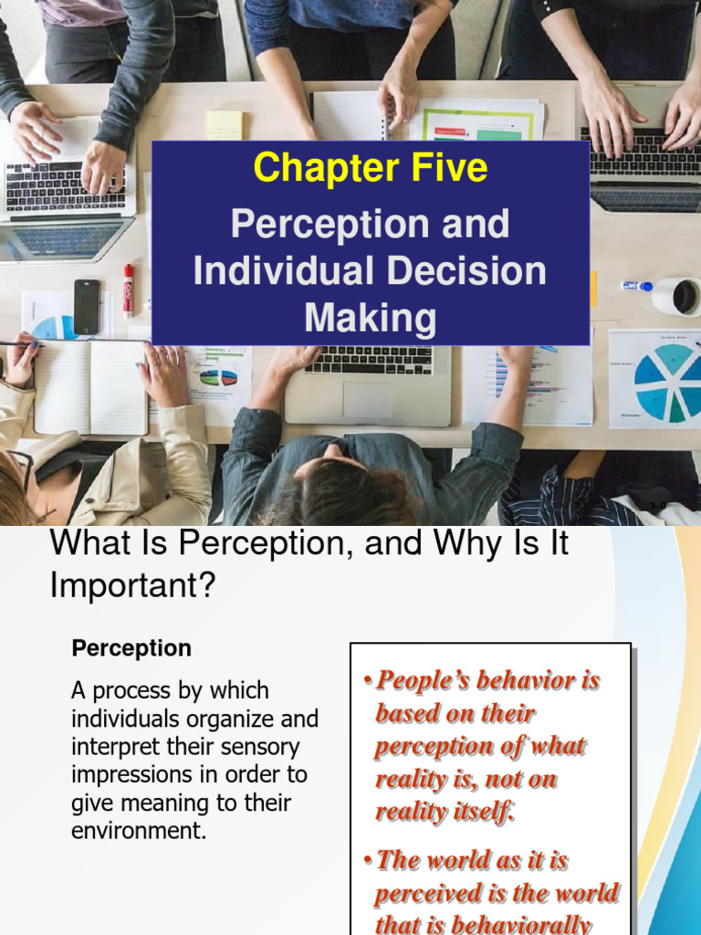 5.perception and Individual Decision Making | PDF | Decision Making | Mental Processes