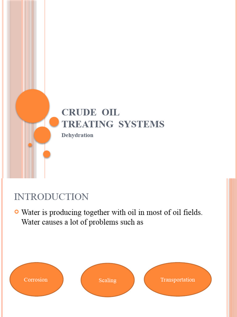 Crude Oil Treatment | PDF | Emulsion | Soft Matter