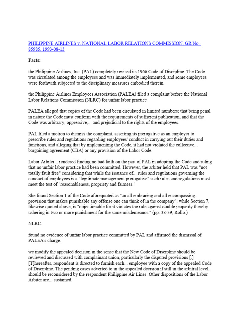 Pal Vs NLRC | PDF | Employment | Unfair Labor Practice