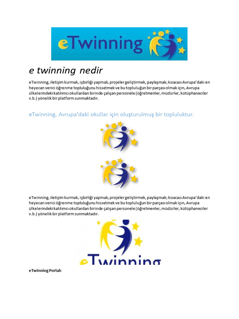E Twinning Nedir | PDF