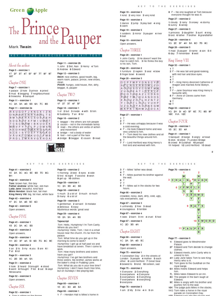 GA-Prince Pauper KEY TEST 231205 200229 | PDF