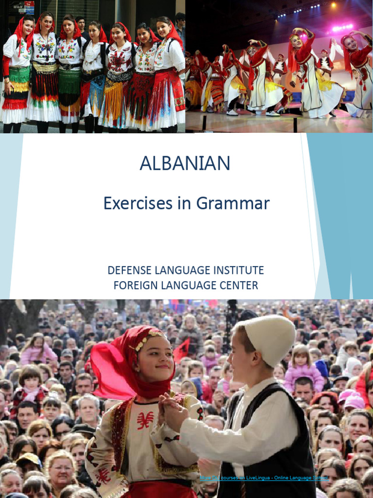 Albanian-Excercises in Grammar | PDF | Linguistics | Human Communication