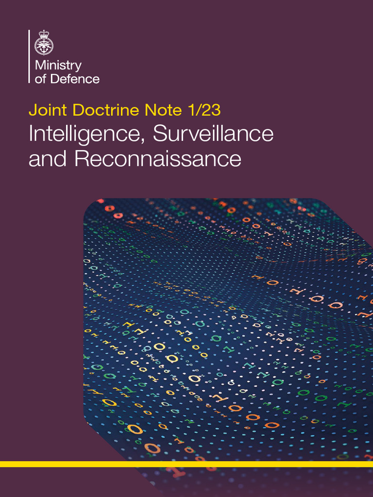 JDN 1 23 ISR Web | PDF | Intelligence, Surveillance, Target Acquisition ...
