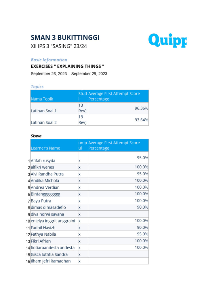 Exercises - Explaining Things | PDF