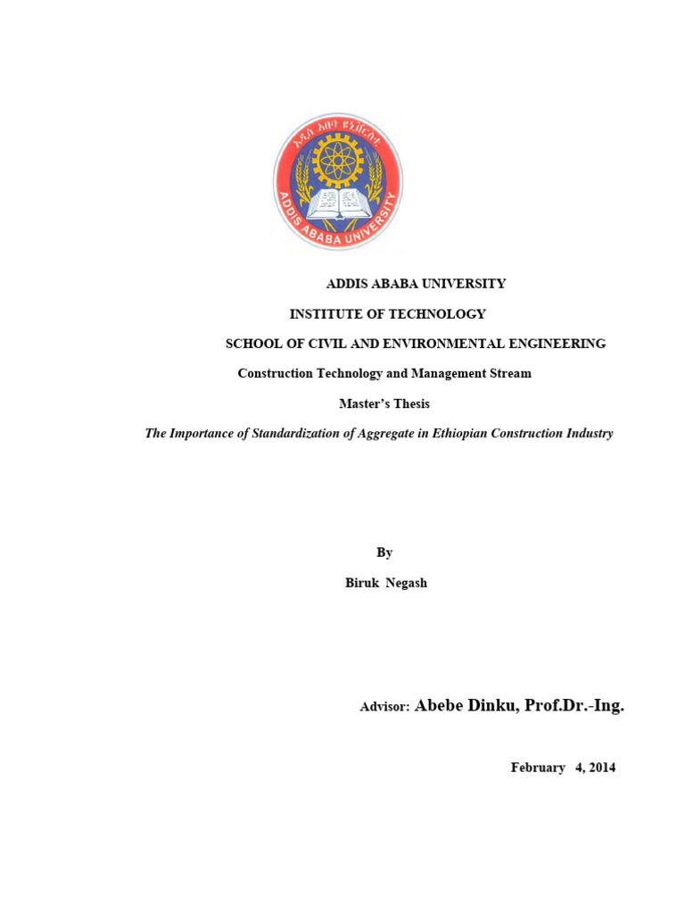 Biruk Negash | PDF | Concrete | Cement
