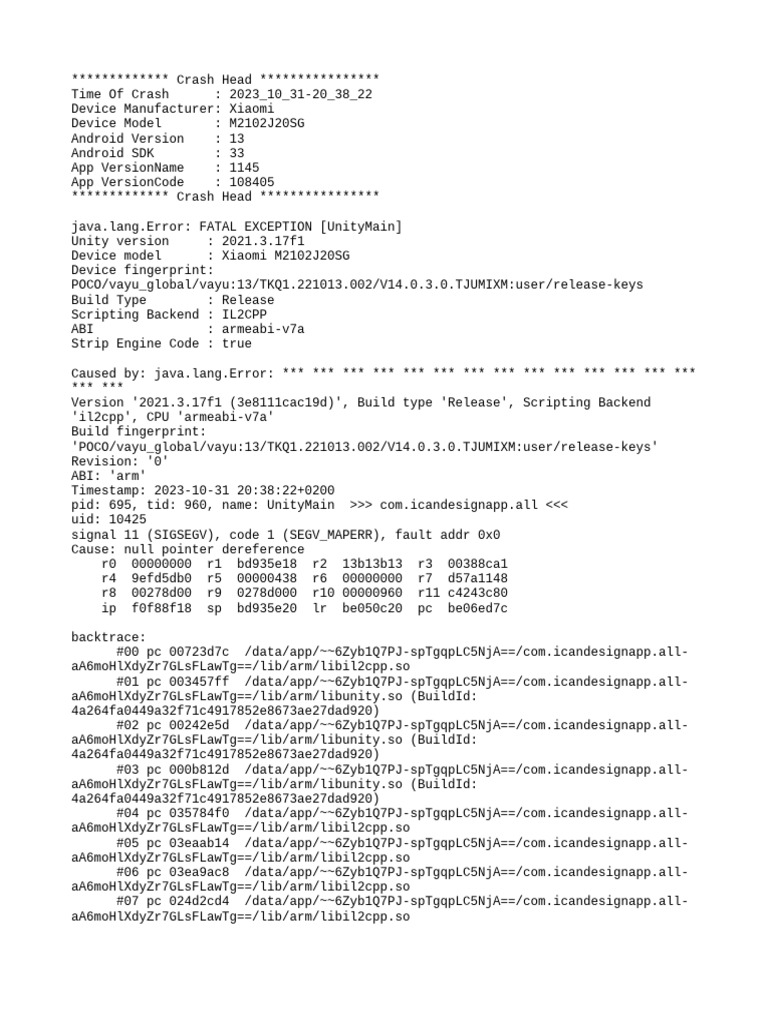 Mod Menu Crash 2023 10 31-20 38 22 | PDF | Android (Operating System) | Mobile Phones