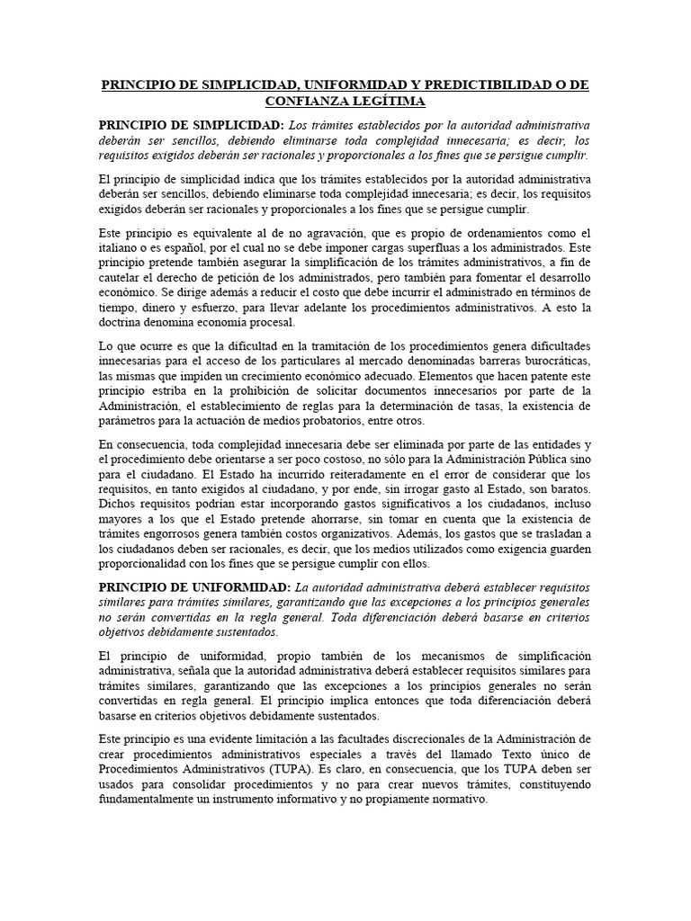 Principio de Simplicidad, Uniformidad y Predictibilidad | Descargar ...