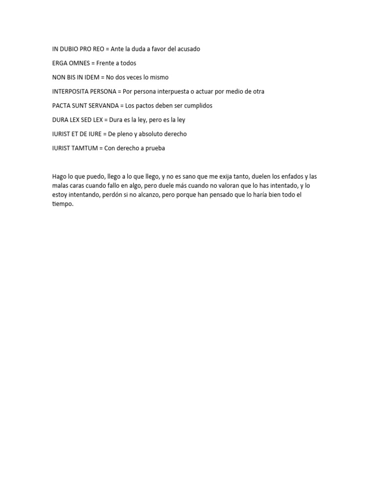 In Dubio Pro Reo | PDF