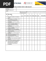 Monthly PMS Checklist (FOR APPROVAL) | PDF