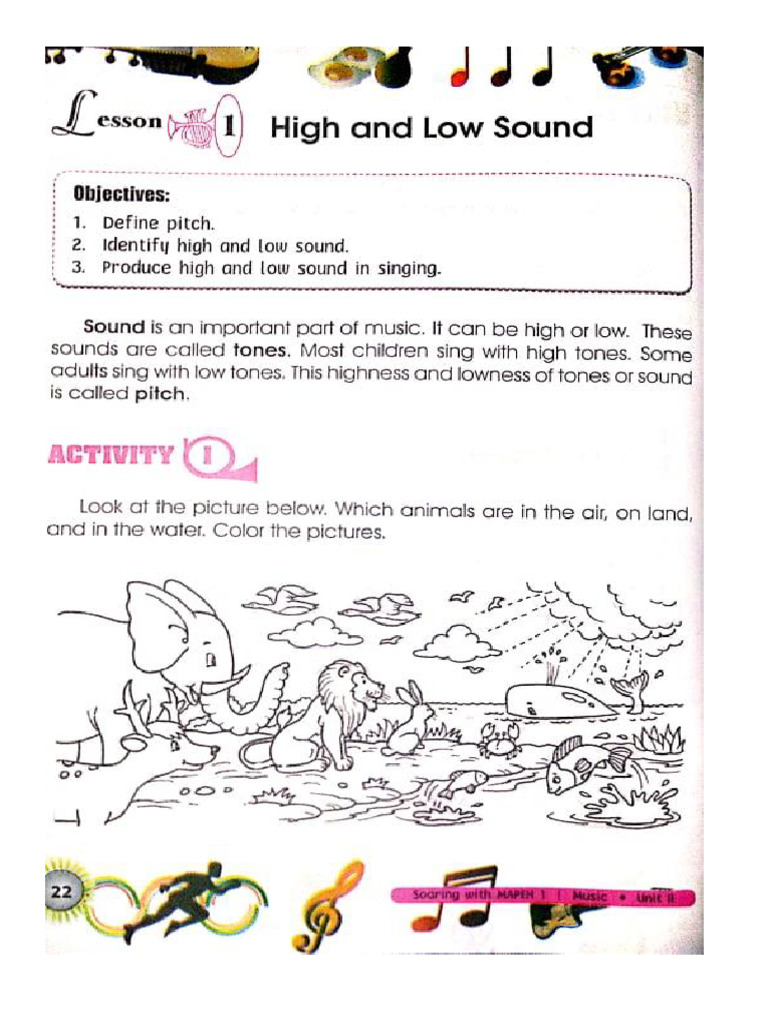 High and Low Sounds | PDF