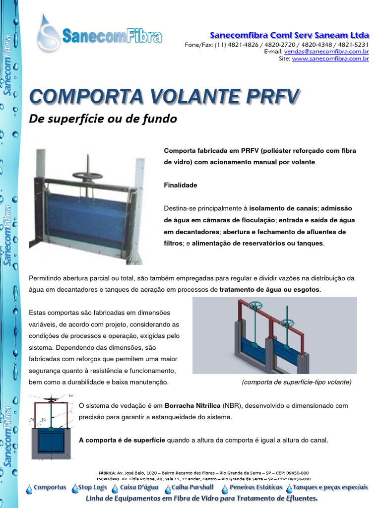 CATALOGO Comporta Volante PRFV - Superficie e Fundo | Download grátis ...