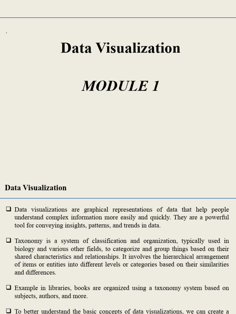 Data Visualization - Chapter1 | PDF | Infographics | Data