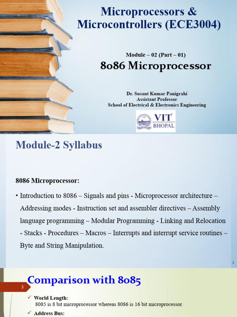 MPMC (Unit 02) Part 01 | PDF | Computer Data Storage | Central Processing Unit